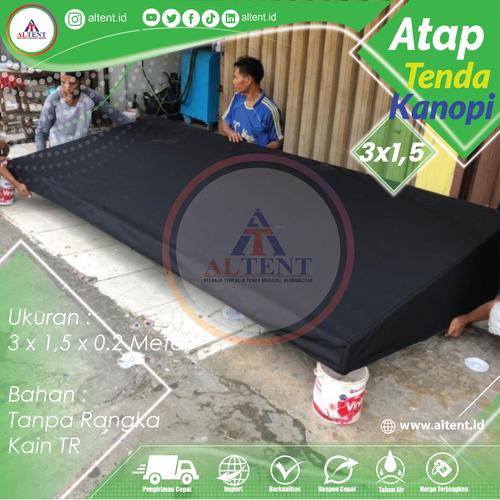Jual Atap tenda canopy u.k : 3 x 1,50 x 20cm (tanpa rangka) bahan kain ...