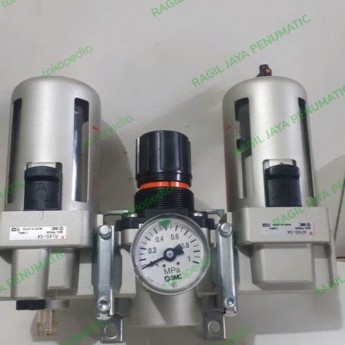 Jual SMC AC40-04 AIR FILTER, AIR REGULATOR, AIR LUBRICATION (FRL) SMC 1/2" - Jakarta Barat ...