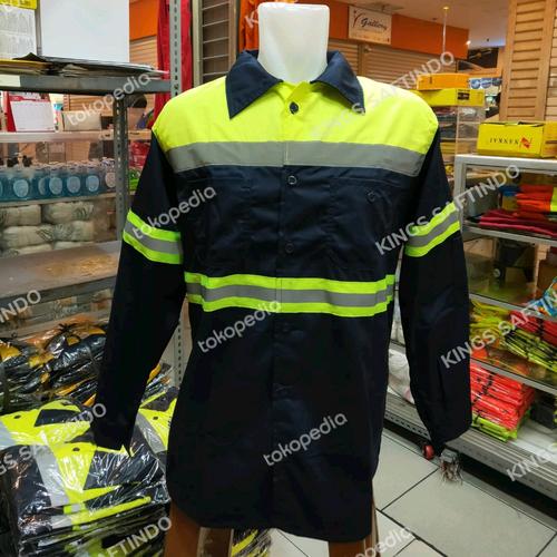 Jual BAJU SERAGAM SAFETY KOMBINASI HIJAU NAVY - Jakarta Barat - KINGS ...