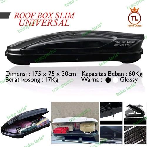 Jual Roof Box Roofbox Livina paket bagasi atas mobil Glossy slim ...