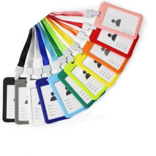 Jual ID Card Holder Name Tag Gantungan Kartu Nama 1-sisi - Hitam ...