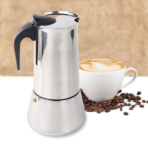 Jual Moka Pot Teko Stovetop Filter Coffee Maker 600ml 12 Cup Z21 Silver ...