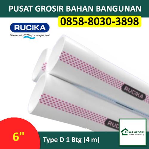 Jual Pipa PVC 6" D Rucika Standard Pipa Wavin 6Inch D Per Btg (4m ...