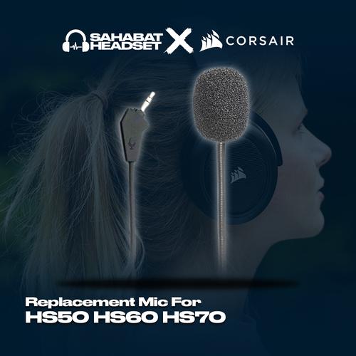Jual Mic Corsair HS50 HS60 HS70 Pro HS 50 60 70 Replacement Microphone ...
