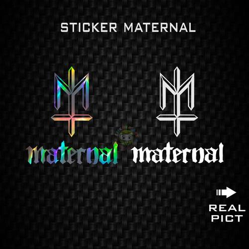 Jual Sticker maternal cuting sticker tulisan dan logo maternal brand ...