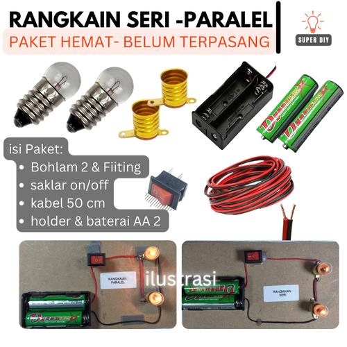 Jual PAKET RANGKAIAN LISTRIK SERI DAN PARALEL UNTUK PRAKTIKUM DAN ... Jual PAKET RANGKAIAN LISTRIK SERI DAN PARALEL UNTUK PRAKTIKUM DAN ...
