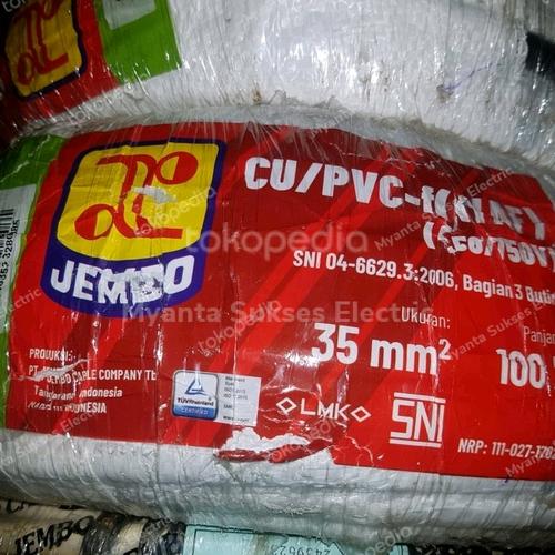 Jual Kabel Listrik Serabut NYAF 35mm JEMBO Roll 100m - Kuning Hijau ...