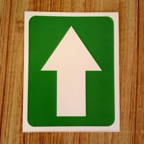 Jual STIKER K3 ANAK PANAH MERAH ATAU HIJAU UK 5X7.5 CM STICKER ANAK ...