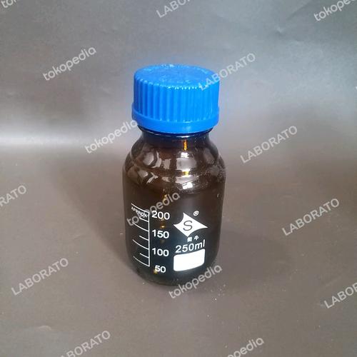 Jual BOTOL SAMPEL 250ML COKLAT LAB SAMPLE BOTTLE AMBER 250 ML - Kota ...