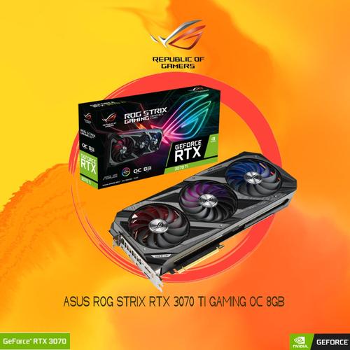 Jual VGA ASUS ROG STRIX RTX 3070 TI GAMING OC 8GB - Kota Bandung - Global Comp_NEW | Tokopedia