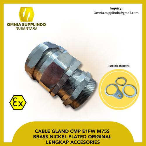 Jual Cable Gland CMP E1FW M75S Brass Nickel Plated (BNP) - Jakarta ...