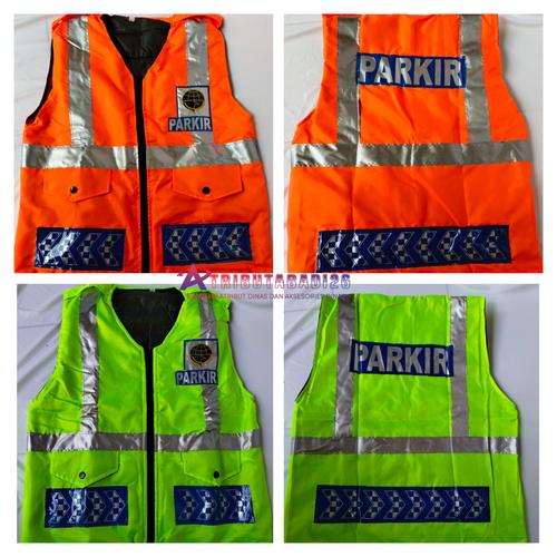 Jual rompi parkir parasut/rompi lapangan/rompi proyek - Orange, All ...
