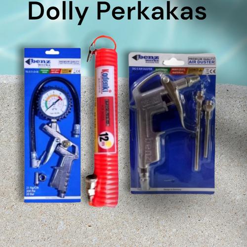 Jual Alat Isi Angin Kompresor Set 3pcs Air Duster Paket selang 12Meter ...