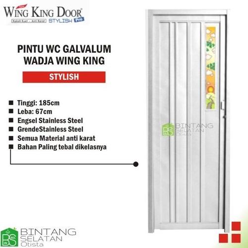 Jual PINTU KAMAR MANDI WADJA DOOR GALVALUME BAJA RINGAN V3 WING KING ...