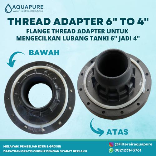 Jual Thread Adapter Reducer 6" - 4" / Flange untuk Tangki FRP 4872 dan ...