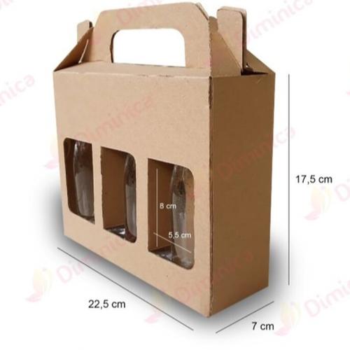 Jual Kardus Botol 350ml isi3pcs Box Dus Botol Hampers Minuman Packaging Bot - Jakarta Timur ...
