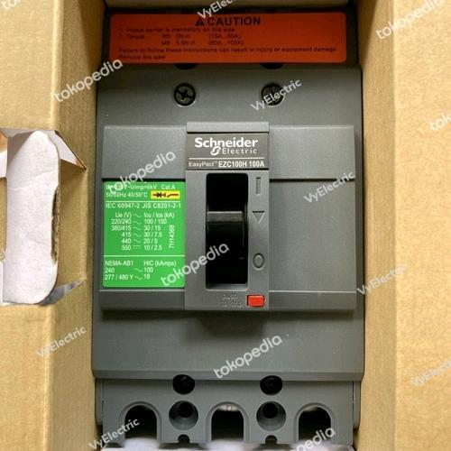 Jual MCCB EZC100H 3P 60A/75A/80A/100A SCHNEIDER - 60A - Kota Tangerang ...