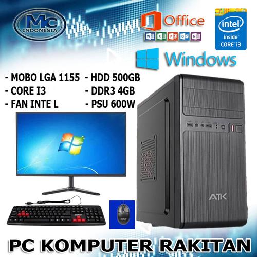 Jual PC RAKITAN Komputer Core i3 Siap Pakai (Office / Admin) - Rakitan Only - Kota Bekasi ...