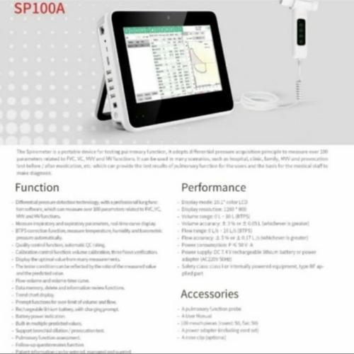 Jual Auto Spirometer With Analyzer Contec 100 A - Jakarta Pusat ...
