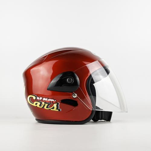 Jual Helm Motor Anak Anak Kecil Helmet Kids Kop Motif Kartun MLA Merah ...