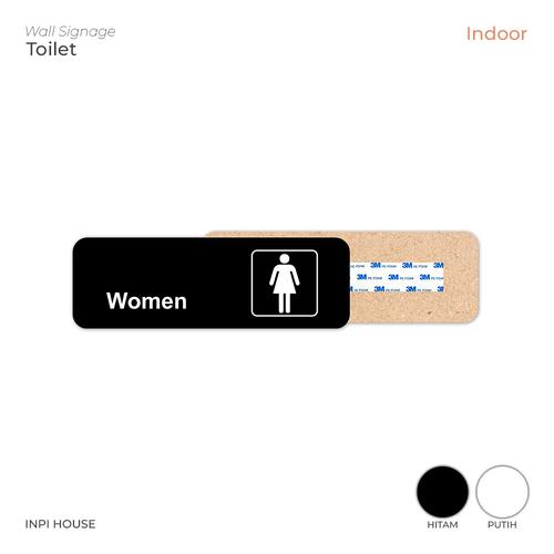Jual women sign system - toilet sign board - papan tanda toilet wanita ...