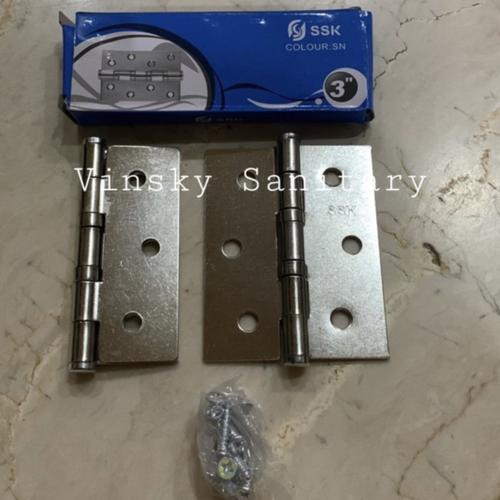 Jual Engsel Plat SSK 3" inch engsel jendela 3 inch Kuning / Gold ...
