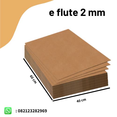 Jual Kardus/Dus Lembaran E Flute 2mm ukuran 60x40cm - Jakarta Barat ...