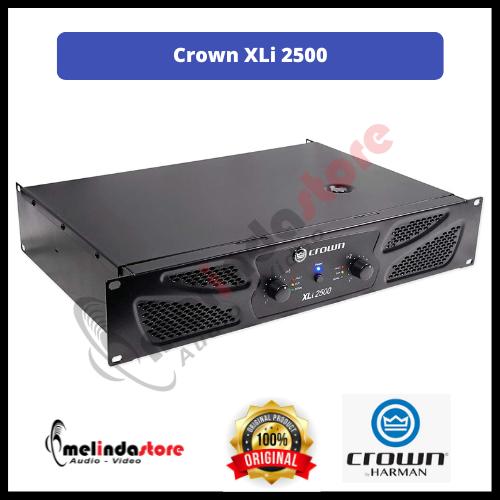 Jual Amplifier Crown XLi 2500 Original Two-channel,750W @4Ω Power ...