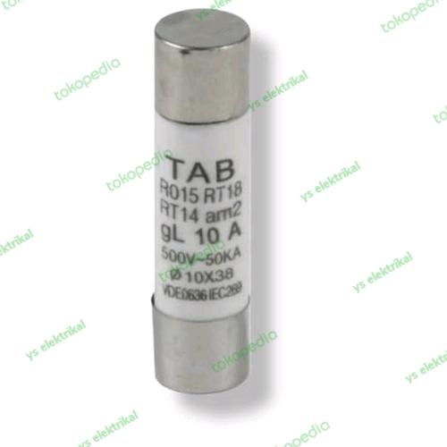 Jual Fuse Sekering Silinder 10A Fuse Keramik HRC 10x38 10 Ampere ...