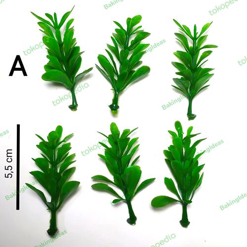 Jual Topper Kue Pohon Rumput Plastik bentuk seperti ginseng jawa - Kab ...