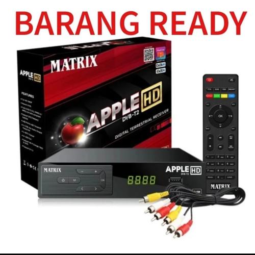 Jual STB Matrix Apple Merah Set Top Box DVB-T2 Receiver Tv Digital ...
