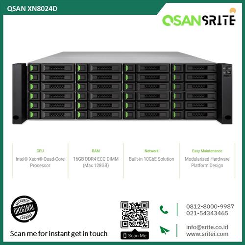 Jual QSAN SAN Storage Unified Rackmount 4U Dual Controller 24 bays ...