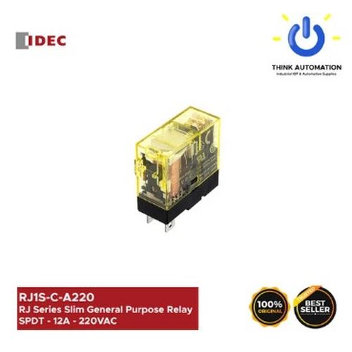 Jual IDEC Slim Relay 2 Pole 220VAC RJ1S-C-A220 - Kab. Bekasi - Think ...