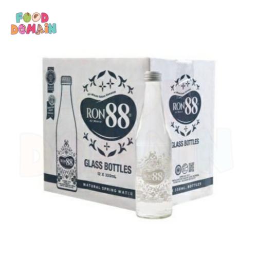 Jual Ron88 Mineral Water Glass Bottle 1dus x 12btl 380ml Botol Kaca Ron 88 - Kota Medan - Food ...