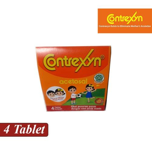 Jual CONTREXYN 1 BLISTER / STRIP ISI 4 TABLET OBAT DEMAM ANAK - Kota ...