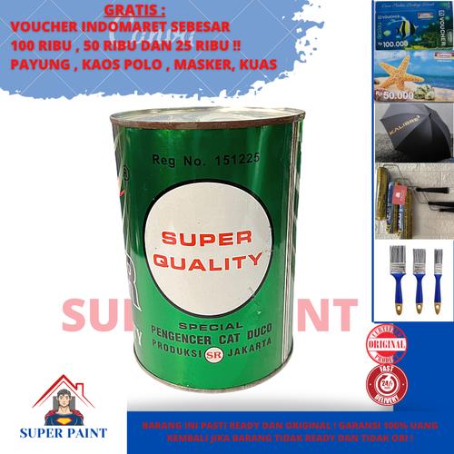 Jual THINNER HG / TINER HG / PENGENCER CAT BESI CAT KAYU 1 LITER KALENG - Jakarta Barat - SUPER ...