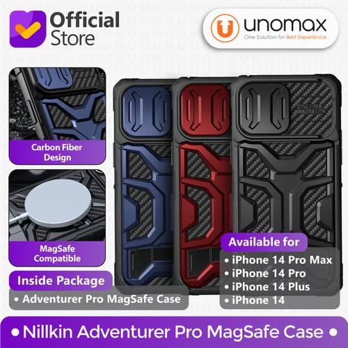 Promo Case iPhone 14/Plus/Pro/Pro Max Nillkin Adventurer Pro Carbon ...