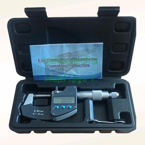 Jual MICRO METER DIGITAL 0-25 TOLERANSI 0.001 BUKAN MITUTOYO MICRO ...