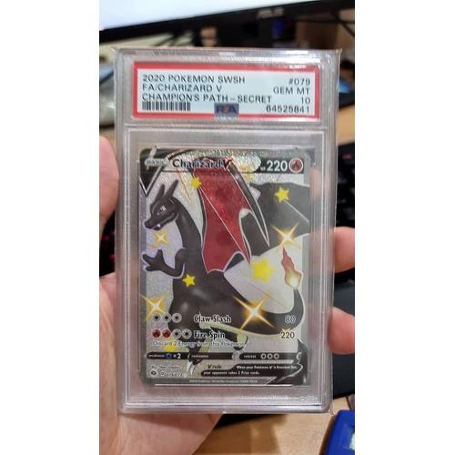 Jual 2020 Pokemon TCG Champions’ Path Shiny Charizard V PSA 10 Gem Mint ...