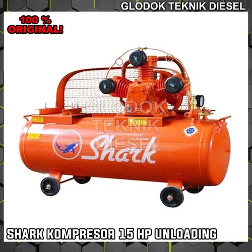 Jual SHARK Kompresor Angin 15 HP Unloading Air Compressor Tanpa ...