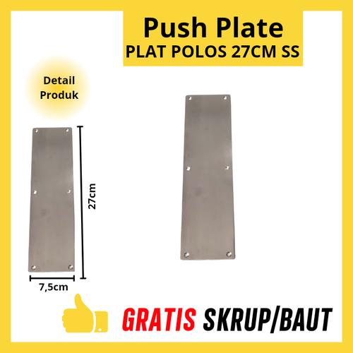Jual Push Plate Handle Pintu Pull Plate PUSH PLAT Stainless Steel TP70 ...