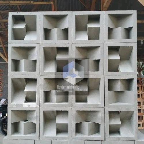 Jual roster beton, roster minimalis motif zijag 2 sisi - Kota Depok ...