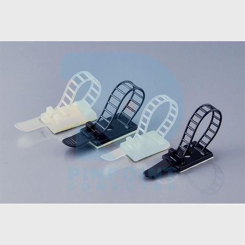 Jual Adjustable Tie Mount - Self Adhesive Cable Clamp Clip Wire Zip ...