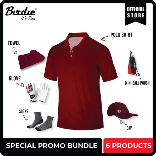 Promo Baju Golf Shirt Polyester Drifit Birdie With 6 Special Bundles ...