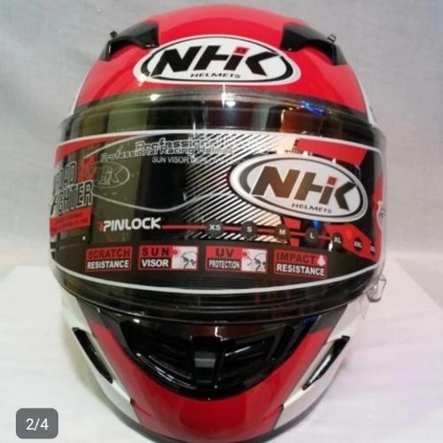Jual Helm NHK Gp 1000 XSR Black White Read GP1000 Full Face - S - Kota ...