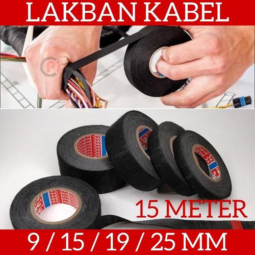 Jual Lakban Kain Wire Harness Pembungkus Kabel Listrik 15M Heat ...