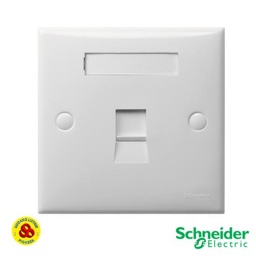 Jual Schneider Stop Kontak Data Cat6 Classic Outlet Data C6 1 Gang ...