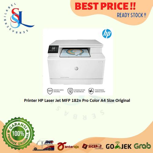 Jual Printer HP Laser Jet MFP 182n Pro Color [A4 Size] Original ...