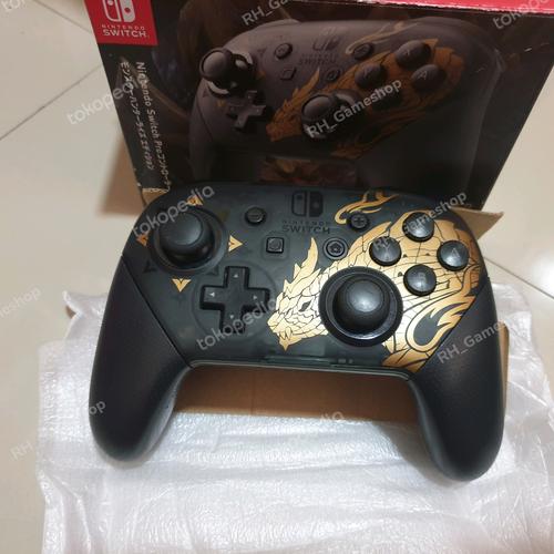 Jual pro controller monster Hunter rise nintendo switch original procon ...