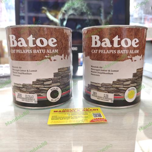 Jual Premium Varnish Batu Alam Cat Batu Alam Vernis Batu Alam - Black ...